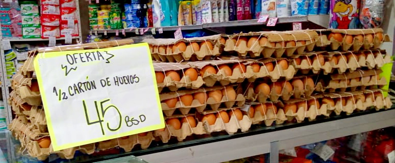 Medio de cartón de huevo se consigue entre $3,1 y $4,16 - Diario Avance