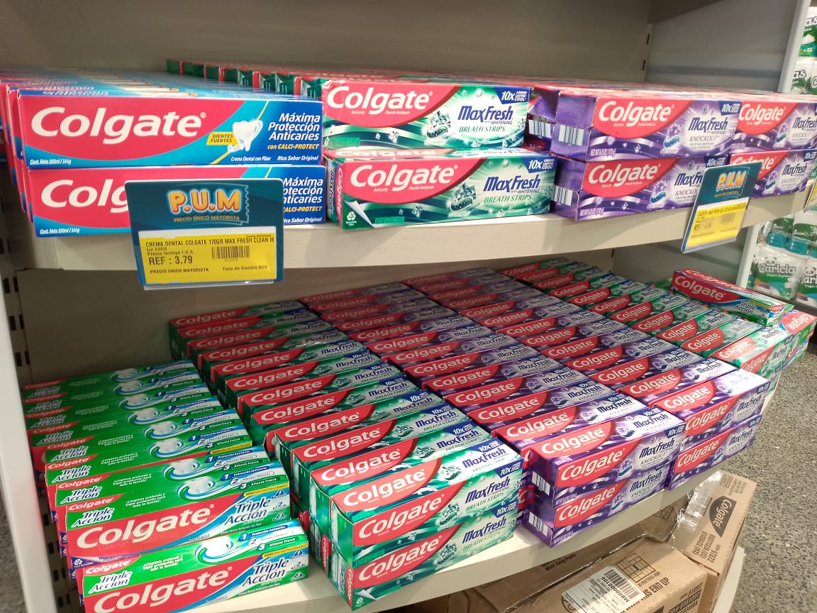 La Colgate se cotiza entre Bs. 40 hasta Bs.233